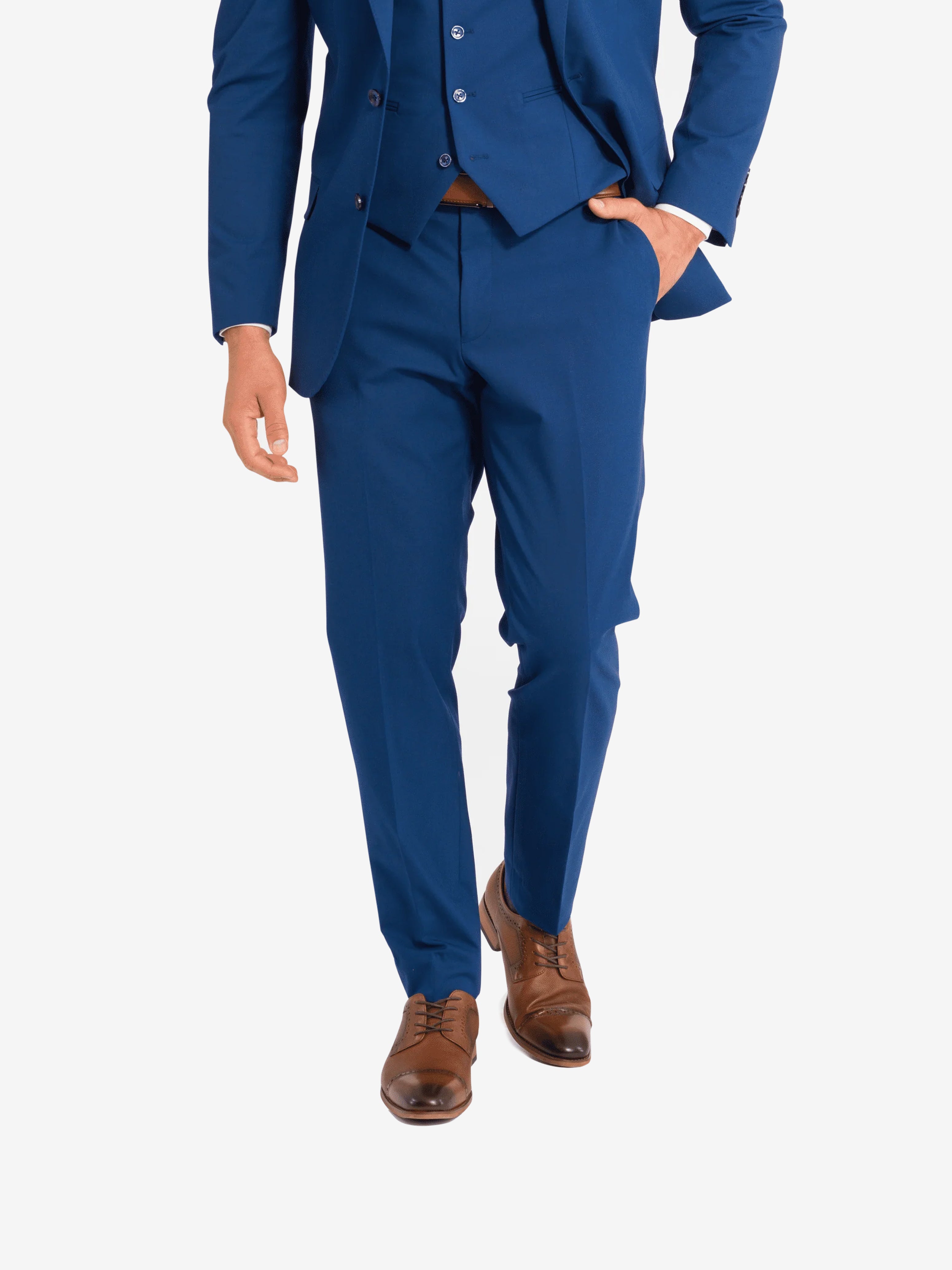 Men's Blue Suit Pants | Affordable & Comfortable