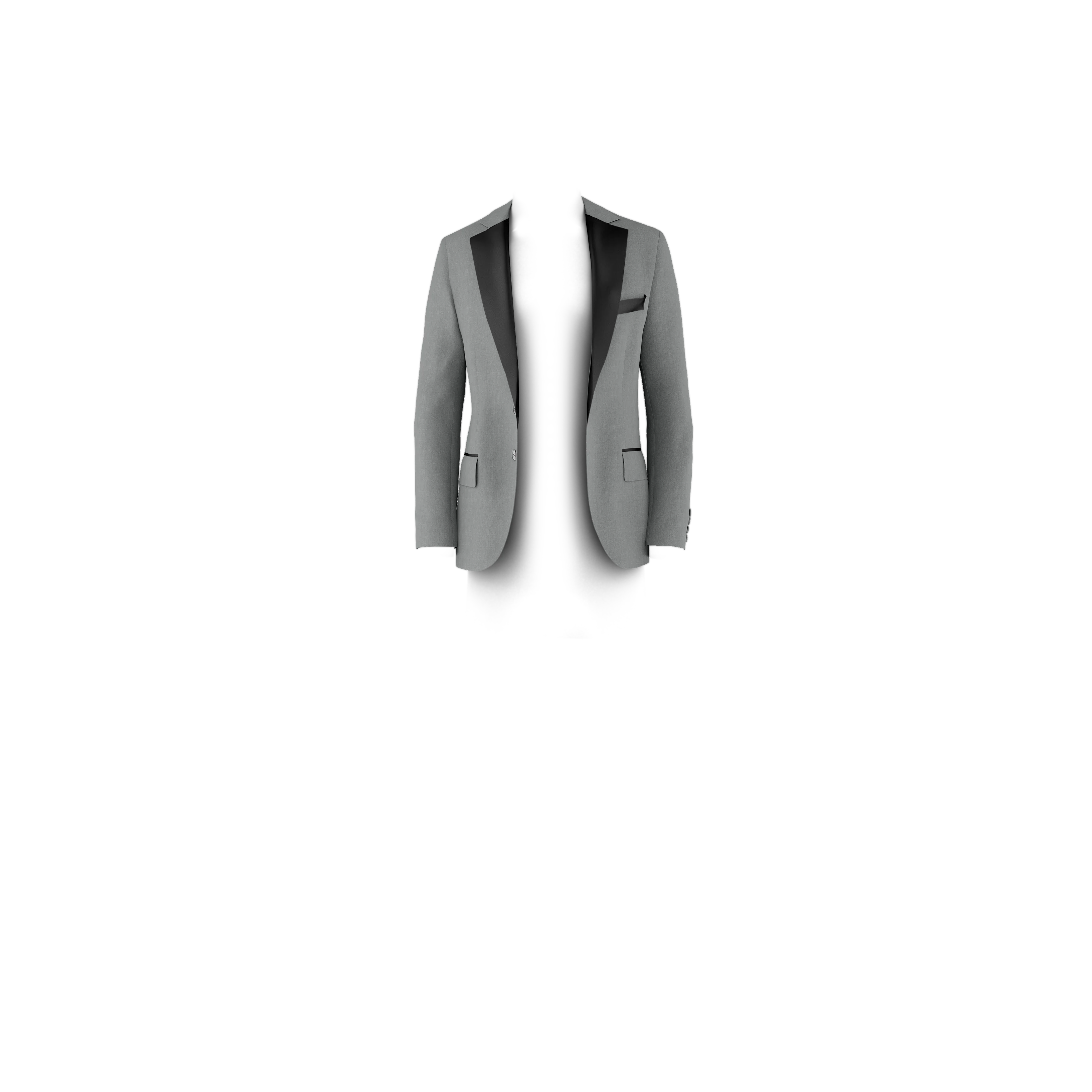 Light Grey Tuxedo Jacket