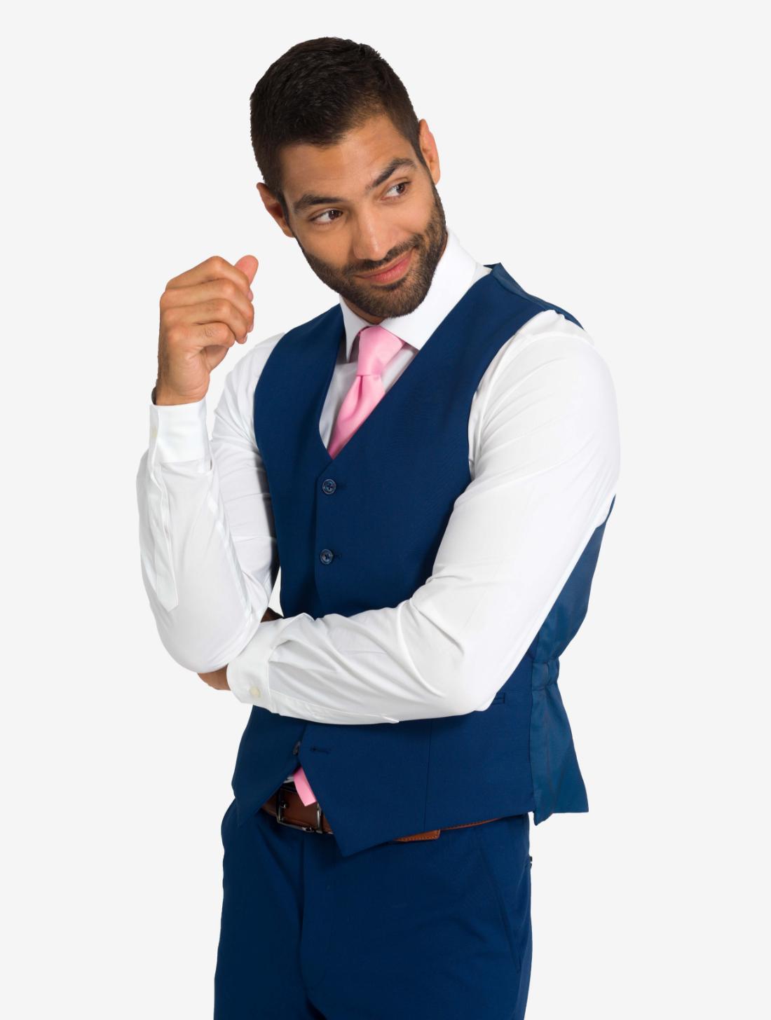 Men's Blue Suit Vest | Affordable & Comfortable